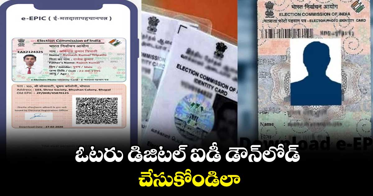 Voter ID Card Voter ID Card